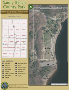Sandy Beach Park Map - Newaygo County